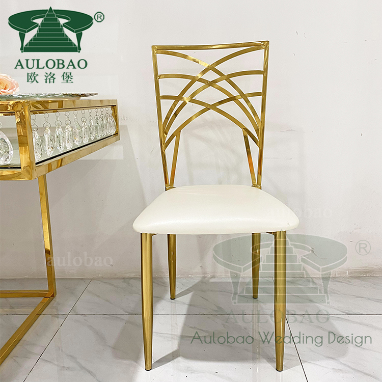 Stainless Steel Chameleon Wedding Chair Aulobao