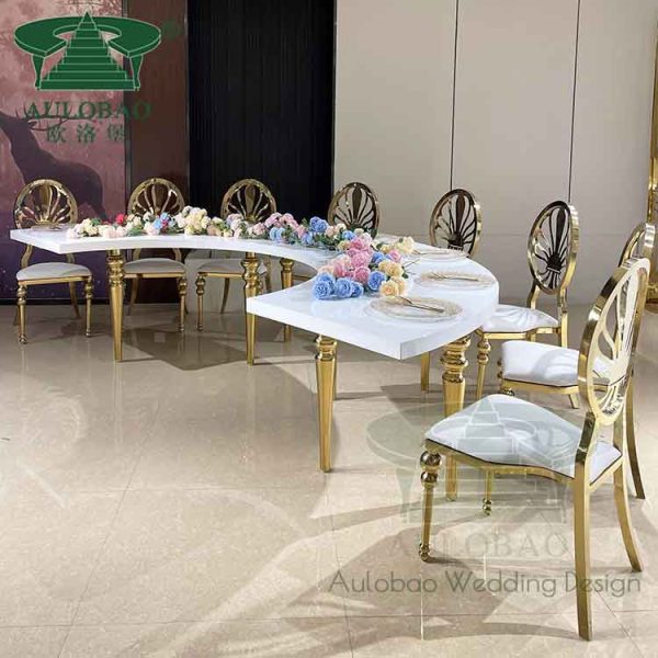 Half Moon Dining Table - Aulobao Aulobao Furniture