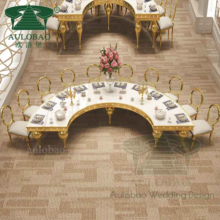Half Moon Table - Aulobao Aulobao Furniture