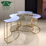 Combination Gold Cake Table Wedding Event Aulobao