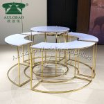 Combination Gold Cake Table Wedding Event Aulobao