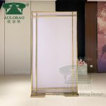 White PVC Metal Frame Wedding Backdrop Panel Aulobao
