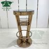Rose Gold Kitchen Bar Table Set For Club Aulobao