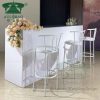 White Aluminum Restaurant Bar Counter For Club Aulobao