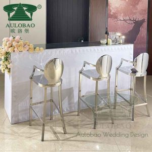 White Aluminum Restaurant Bar Counter For Club Aulobao
