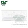 White Aluminum Frame Modern Bar Counter Design Aulobao
