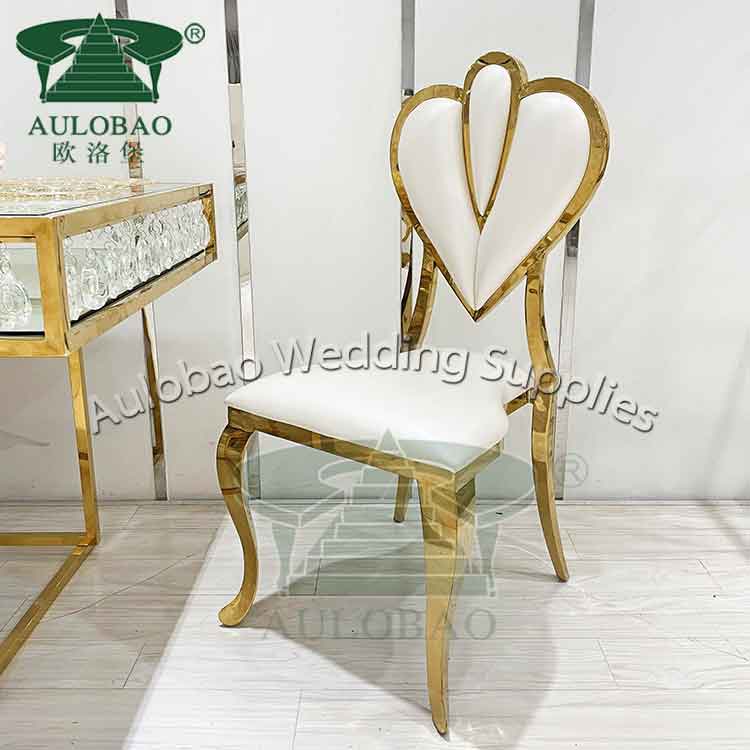 Event Planning Wholesale Stainless Steel Chair Aulobao