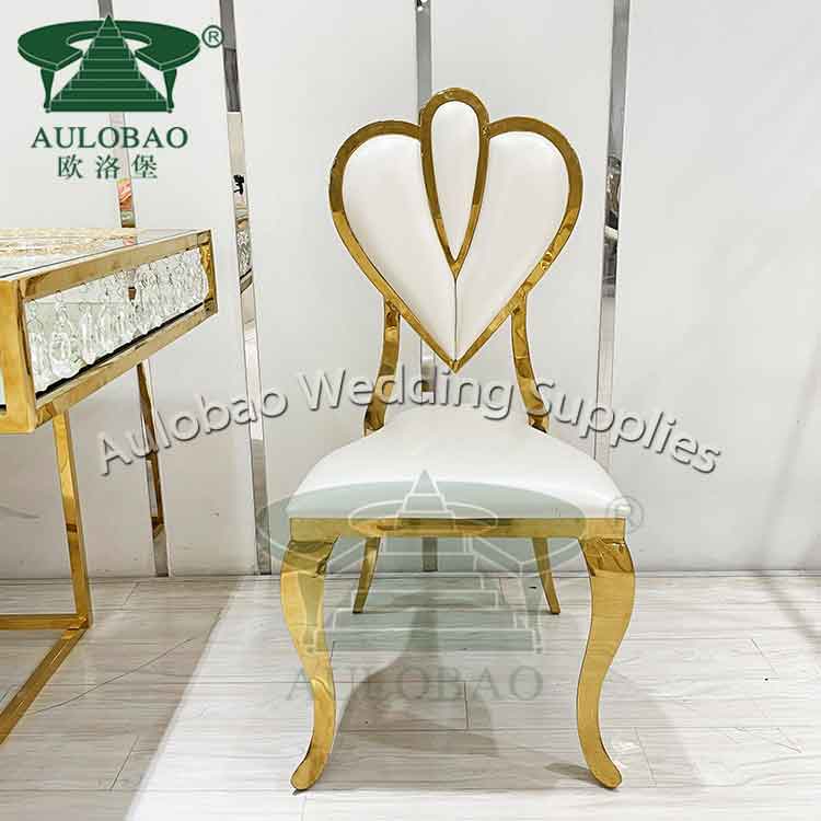 Event Planning Wholesale Stainless Steel Chair Aulobao