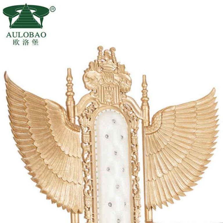 King David Angelic Lion Throne Chair Aulobao