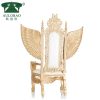 King David Angelic Lion Throne Chair Aulobao