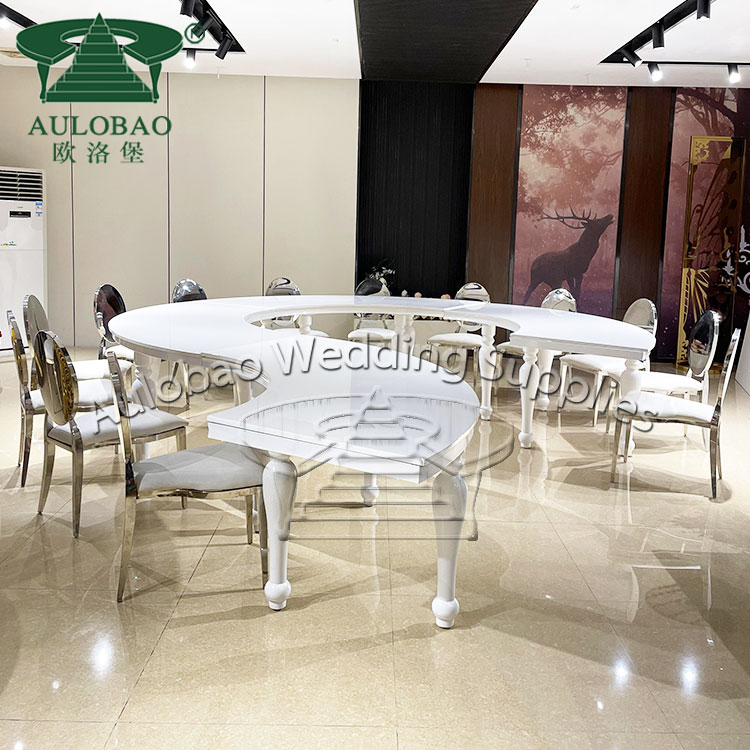 Half Moon Tables Wedding - Aulobao Aulobao Furniture